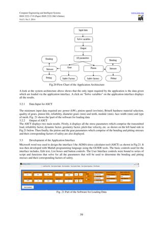 A Computer Programme To Determine The Bending And Pitting PDF