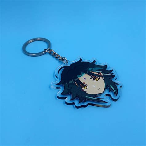Акриловый брелок Геншин Импакт — Сяо Xiao фото отзывы характеристики в интернет магазине