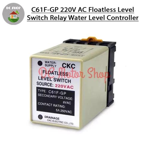 Jual C F GP V AC Floatless Level Switch Relay Water Level Controller Jakarta Barat