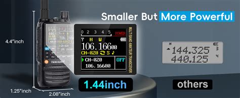 Amazon Com TIDRADIO TD H3 GMRS Radio Type C Wireless Programming 4Pcs Batteries 8 Band Long