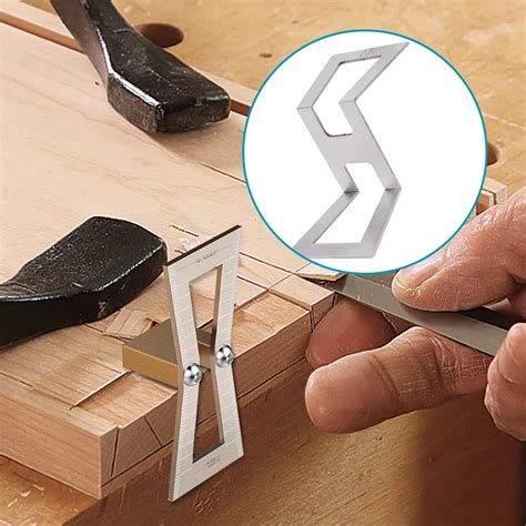 더브 테일 마커 알루미늄 합금 목공 더브 테일 마킹 도구 목재 조인트 게이지 핸드 컷 목재 조인트 슬로프게이지 Aliexpress
