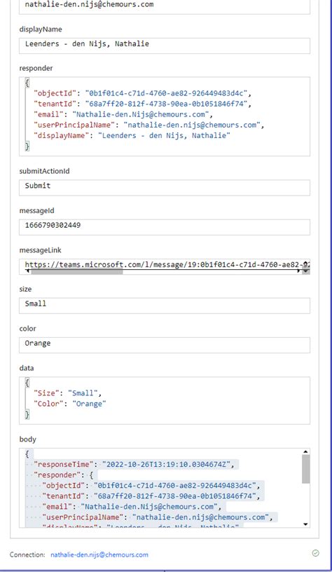 Get Output From Adaptive Card Choice Sets