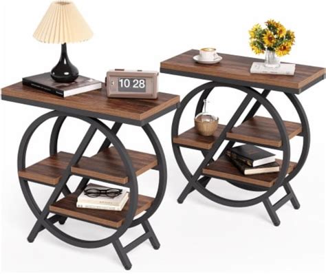 Tribesigns 4 Tier End Table Small Side Table Snack Table With Storage Shelves No Size Kroger