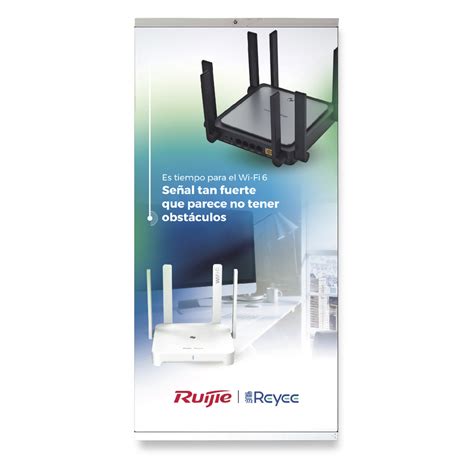 Póster De Router Wi Fi 6 Ruijie Globaltecnoly