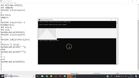 Pyramid Pattern Using 4 Variables Approach Java Youtube
