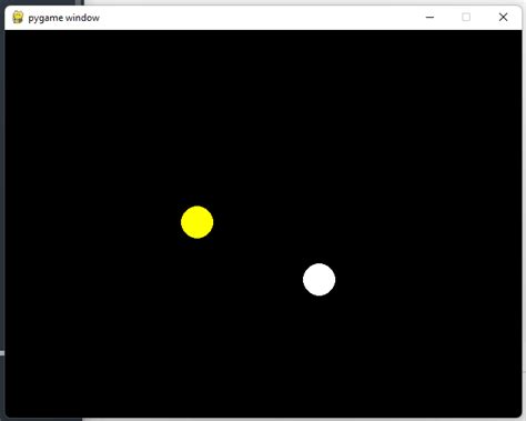 Make Two Balls Move On The Screen And Make Them Collide Python