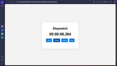 Webdevelopment Prodigyinfotech Internshipexperience