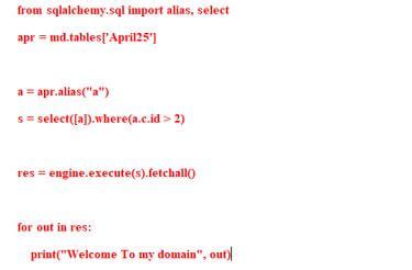 SQLAlchemy Alias How To Use SQLAlchemy Alias With Examples