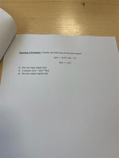 solved question 2 8 points consider the following