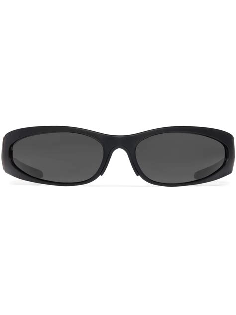 Balenciaga Eyewear Reverse Xpander 20 Rectangle Frame Sunglasses