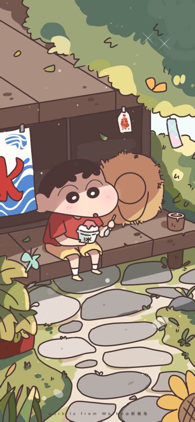 蜡笔小新电脑壁纸 高清图片，堆糖，美图壁纸兴趣社区