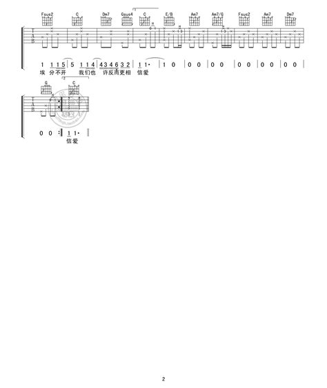 忽然之间（c调简单版） 莫文蔚 吉他谱 Hero编配制谱 嗨吉他