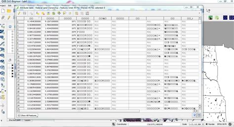 Qgis Attribute Table Missing Information Geographic Information