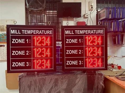 LED Temperature And Humidity Display Board Temperature Monitoring Display Manufacturer From