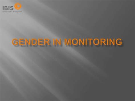 Monitoring Indicators Ppt