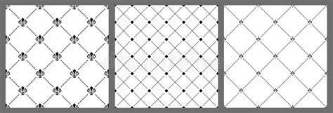 Set Of Geometric Modern Vector Seamless Backgrounds And Graphics Collection Of Simpless