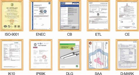 Led Tri Proof Light Certificate Tubu