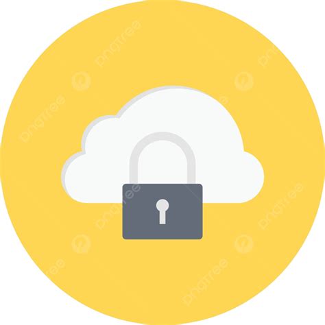 Cloud Padlock Message Web Vector Padlock Message Web Png And Vector