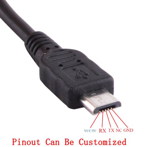 Usb To Micro Usb 5 Pins Ttl Uart Serial Console Refresh Upgrade Adapter