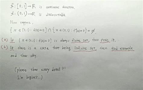 solved continuous function f [0 1] → r is 0 1 r is
