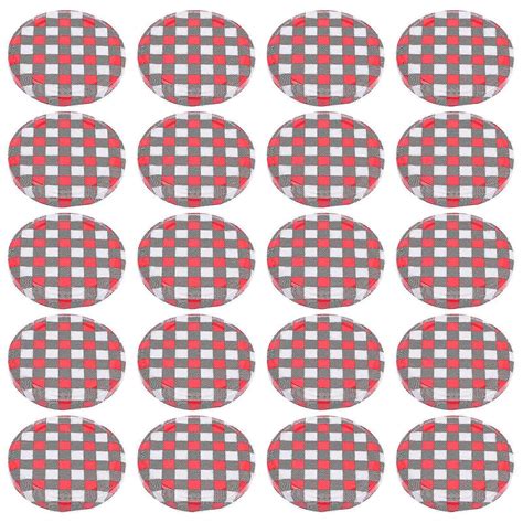 40pcs Jam Jars Lids Wide Mouth Screw Lids Twist Off Lids Storage Caps