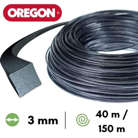 Fil Carré Nylium Oregon Débroussailleuse 3 Mm 109522e 109524e