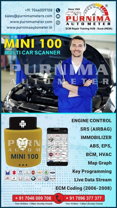 Purnima Automotive Android Universal Car Scanner At Rs 17500 In Surat