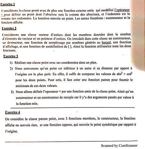 Exercices corrigés C Informatique Studocu