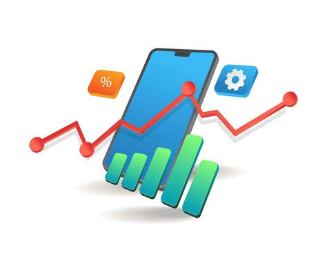 Smarphone Business Application Data Analysis 26109326 Vector Art At