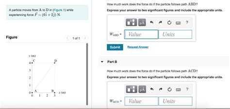 solved how much work does the force do if the particle