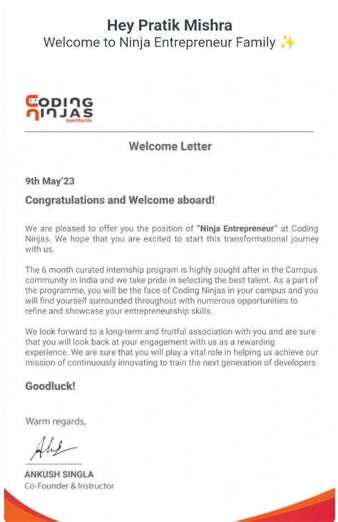 Prateek Mishra On Linkedin Codingninjas Entrepreneurship