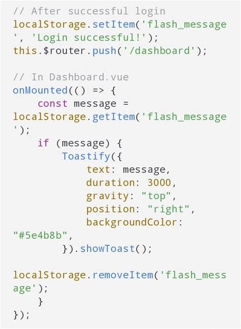 Vuejs Webdevelopment Frontendtips Toastify Learningjourney