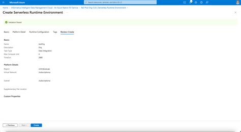 Quickstart Create An Advanced Serverless Deployment Using Informatica
