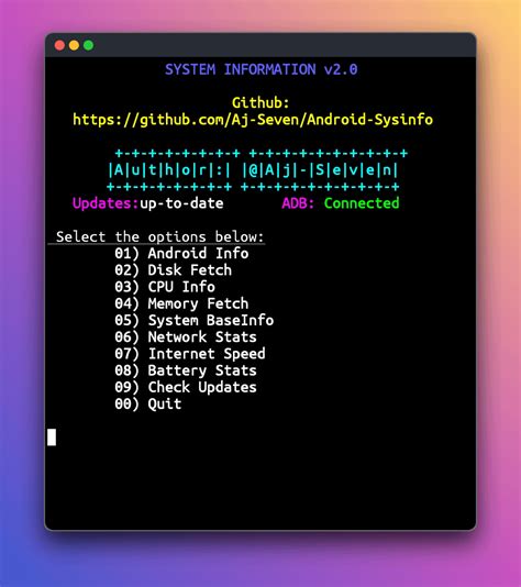 I Reworked The Sysinfo Script With Lots Of Improvements Written In Bash