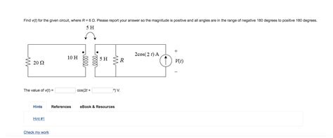 Solved Find V T For The Given Circuit Where R Please Chegg
