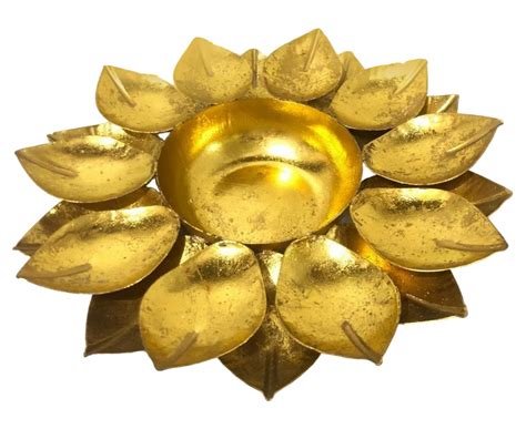 Golden Polished Lotus Metal Urli At Rs 475 Piece In New Delhi Id 2854826439048