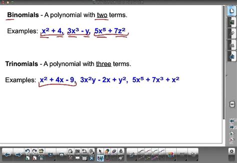 5 1 Addition And Subtraction Of Polynomials Youtube