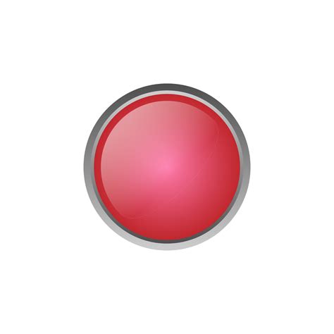 Red Glossy D Vector Button Isolated Perfect For Any Purposes Vector Art At Vecteezy