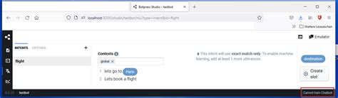 BUG Cannot Train Chatbot Issue Botpress V GitHub