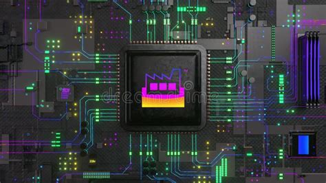 Microprocessor Chip Connecting With Motherboard Stock Video Video Of Activate Innovation