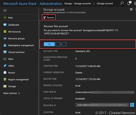 How To Recover A Deleted Storage Account In Azure Stack Hub