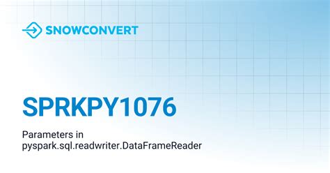 sprkpy1076 snowpark migration accelerator