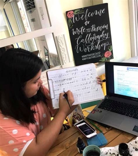 Write With Passion Modern Calligraphy Workshop The Other Side Of Mae