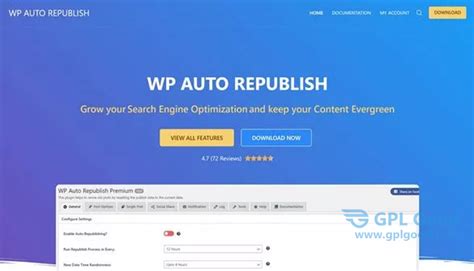 Wp Auto Republish Premium Wordpress Plugin Gpl Good