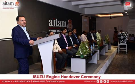 Isuzuinnovation Engineeringexcellence Aitam Isuzu Motors Handoveringceremony Best
