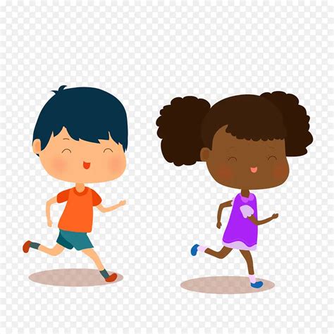 奔跑的小女孩小男孩png图片素材下载图片编号yprkmwoy 免抠素材网