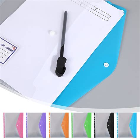 Danhjin Plastic Folders With Pockets 1259x964 In Document Organizers