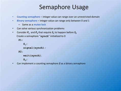 Operating System 24 Mutex Locks And Semaphores Pptx Operating
