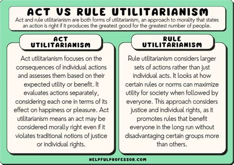 Act Utilitarianism Vs Rule Utilitarianism 2024