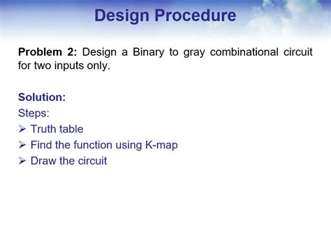 Solved Design Procedure Problem Design A Binary To Gray Chegg Com